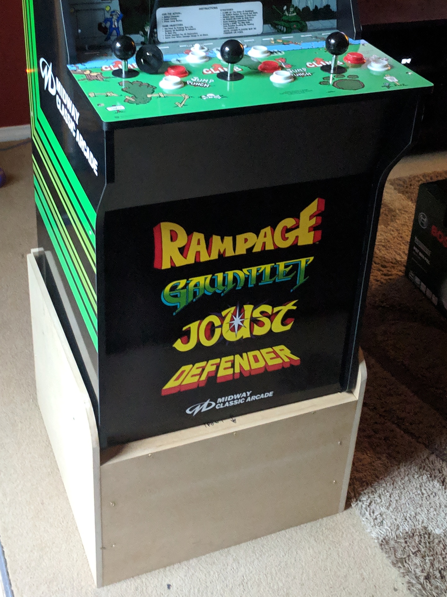 Modifying my Arcade1Up Part One – The Plan and The Riser – The Late ...