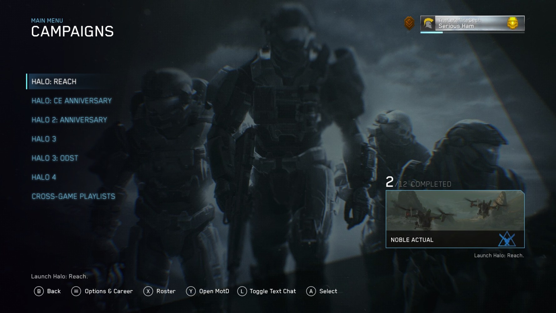 Halo MCC, Reach Edition (Impressions) – The Late Night Session